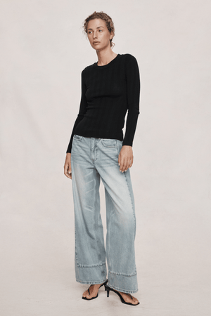 Marle Ana Top Black | Womens Tops | Treasure Box - Treasure Box by Biani NZ
