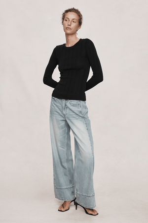 Marle Ana Top Black | Womens Tops | Treasure Box - Treasure Box by Biani NZ